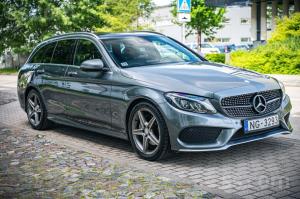 Grey Mercedes-Benz c-220 2017 in Riga, with an engine capacity of 2.20 L and mileage of 0 thousand km for 13990 €, photo 3 on AUTOMOTO.COM.LV