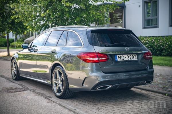 Grey Mercedes-Benz c-220 2017 in Riga, with an engine capacity of 2.20 L and mileage of 0 thousand km for 13990 €, photo 6 on AUTOMOTO.COM.LV