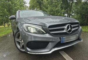Grey Mercedes-Benz c-220 2017 in Kaunas, with an engine capacity of 2.14 L and mileage of 231 thousand km for 8900 €, photo 3 on AUTOMOTO.COM.LV