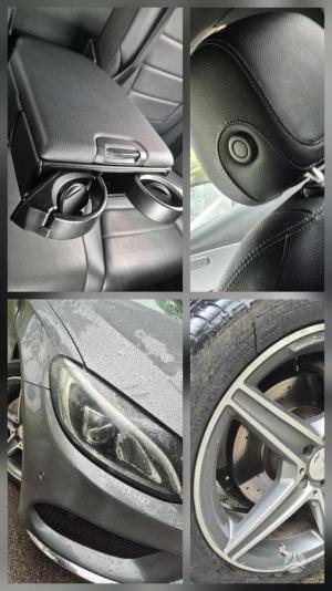 Grey Mercedes-Benz c-220 2017 in Kaunas, with an engine capacity of 2.14 L and mileage of 231 thousand km for 8900 €, photo 6 on AUTOMOTO.COM.LV