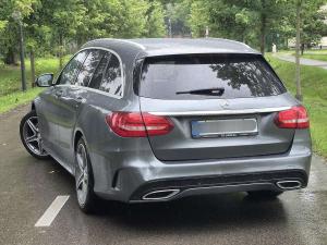 Grey Mercedes-Benz c-220 2017 in Kaunas, with an engine capacity of 2.14 L and mileage of 231 thousand km for 8900 €, photo 12 on AUTOMOTO.COM.LV