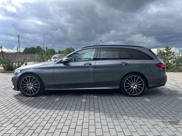 Grey Mercedes-Benz c-220 2017 in Siauliai, with an engine capacity of 2.10 L and mileage of 143 thousand km for 16600 €, photo 5 on AUTOMOTO.COM.LV