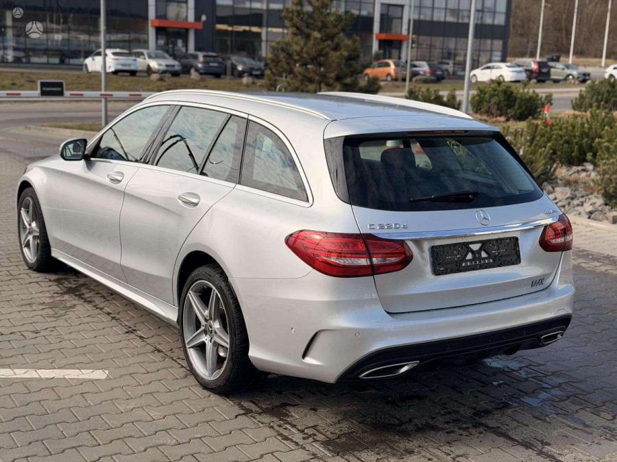 Pelēks Mercedes-Benz c-220 2018 Viļņa, ar dzinēja tilpumu 1.95 L un nobraukumu 159 tūkst. km par 15950 €, foto 8 vietnē AUTOMOTO.COM.LV
