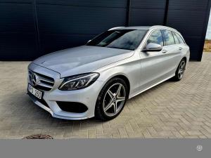Grey Mercedes-Benz c-220 2018 in Kaunas, with an engine capacity of 2.14 L and mileage of 345 thousand km for 12600 €, photo 5 on AUTOMOTO.COM.LV