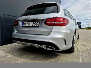 Grey Mercedes-Benz c-220 2018 in Kaunas, with an engine capacity of 2.14 L and mileage of 345 thousand km for 12600 €, photo 7 on AUTOMOTO.COM.LV