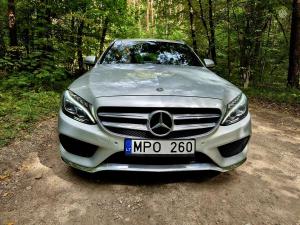 Grey Mercedes-Benz c-220 2018 in Kaunas, with an engine capacity of 2.14 L and mileage of 345 thousand km for 12600 €, photo 11 on AUTOMOTO.COM.LV