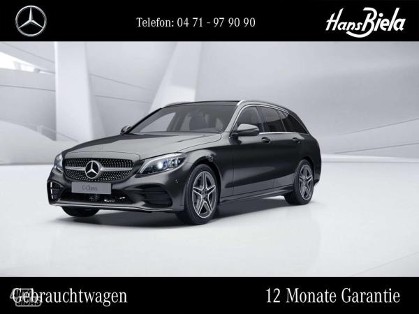 Grey Mercedes-Benz c-220 2019 in Kaunas, with an engine capacity of 2.00 L and mileage of 89 thousand km for 32649 €, photo 1 on AUTOMOTO.COM.LV