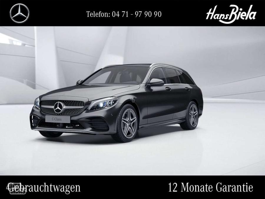 Grey Mercedes-Benz c-220 2019 in Kaunas, with an engine capacity of 2.00 L and mileage of 89 thousand km for 32649 €, photo 1 on AUTOMOTO.COM.LV