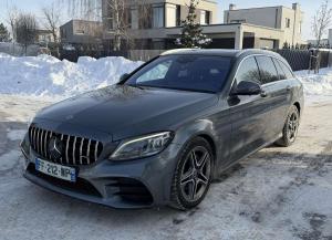 Grey Mercedes-Benz c-220 2019 in Vilnius, with an engine capacity of 2.14 L and mileage of 209 thousand km for 15700 €, photo 5 on AUTOMOTO.COM.LV