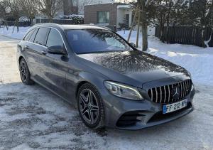Grey Mercedes-Benz c-220 2019 in Vilnius, with an engine capacity of 2.14 L and mileage of 209 thousand km for 15700 €, photo 7 on AUTOMOTO.COM.LV