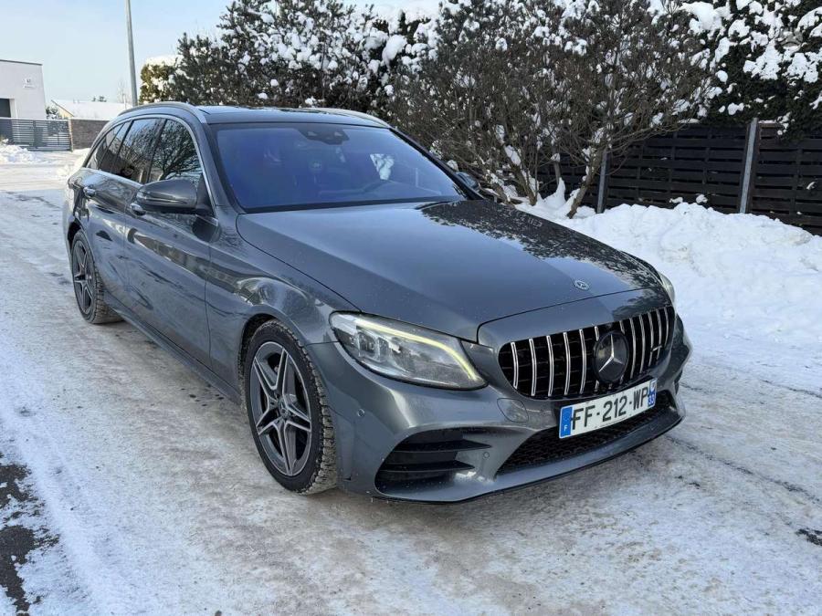 Grey Mercedes-Benz c-220 2019 in Vilnius, with an engine capacity of 2.14 L and mileage of 209 thousand km for 15700 €, photo 9 on AUTOMOTO.COM.LV