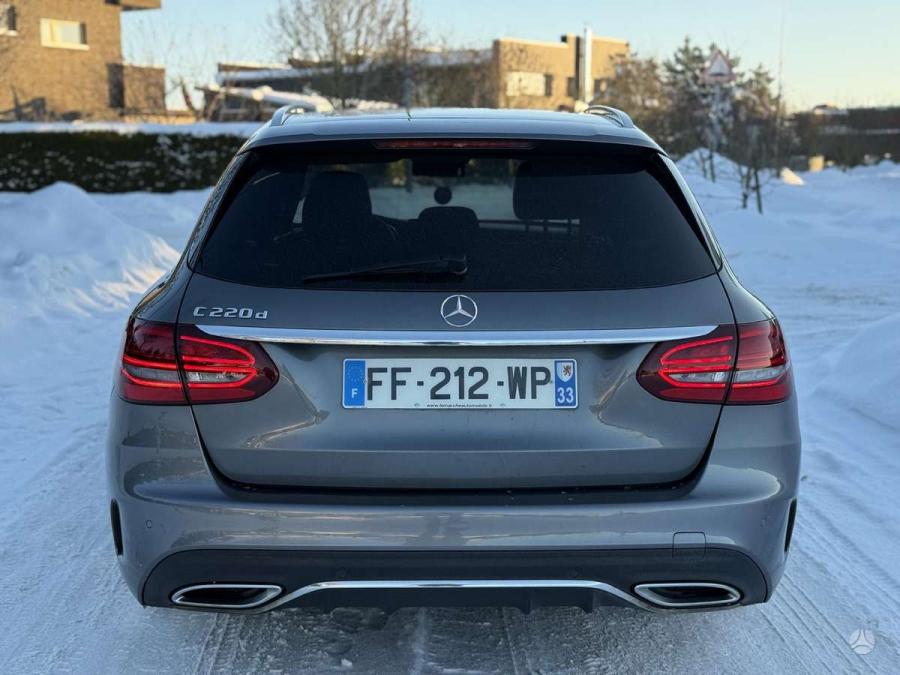 Grey Mercedes-Benz c-220 2019 in Vilnius, with an engine capacity of 1.95 L and mileage of 210 thousand km for 16500 €, photo 8 on AUTOMOTO.COM.LV