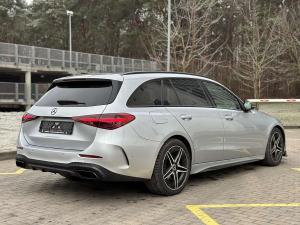 Grey Mercedes-Benz c-220 2022 in Vilnius, with an engine capacity of 1.99 L and mileage of 223 thousand km for 24999 €, photo 4 on AUTOMOTO.COM.LV