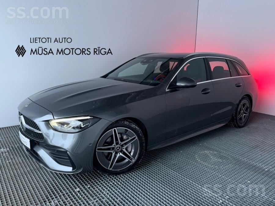 Grey Mercedes-Benz c-220 2022 in Riga, with an engine capacity of 2.00 L and mileage of 102 thousand km for 34900 €, photo 1 on AUTOMOTO.COM.LV