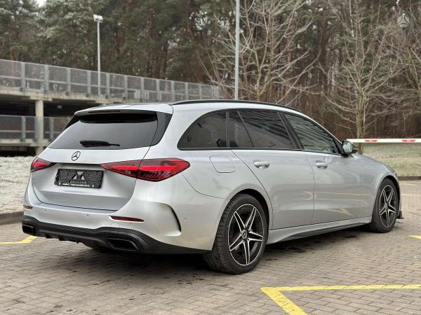 Grey Mercedes-Benz c-220 2022 in Vilnius, with an engine capacity of 1.99 L and mileage of 230 thousand km for 23199 €, photo 4 on AUTOMOTO.COM.LV