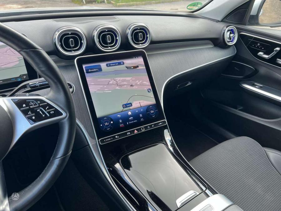 Pelēks Mercedes-Benz c-220 2023 Kauņa, ar dzinēja tilpumu 1.99 L un nobraukumu 117 tūkst. km par 17400 €, foto 22 vietnē AUTOMOTO.COM.LV