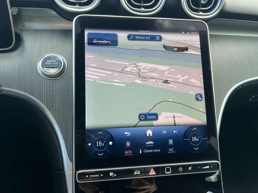 Pelēks Mercedes-Benz c-220 2023 Kauņa, ar dzinēja tilpumu 1.99 L un nobraukumu 117 tūkst. km par 17400 €, foto 24 vietnē AUTOMOTO.COM.LV