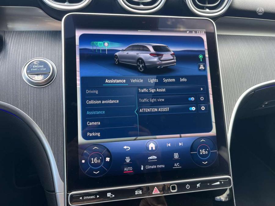 Pelēks Mercedes-Benz c-220 2023 Kauņa, ar dzinēja tilpumu 1.99 L un nobraukumu 117 tūkst. km par 17400 €, foto 27 vietnē AUTOMOTO.COM.LV