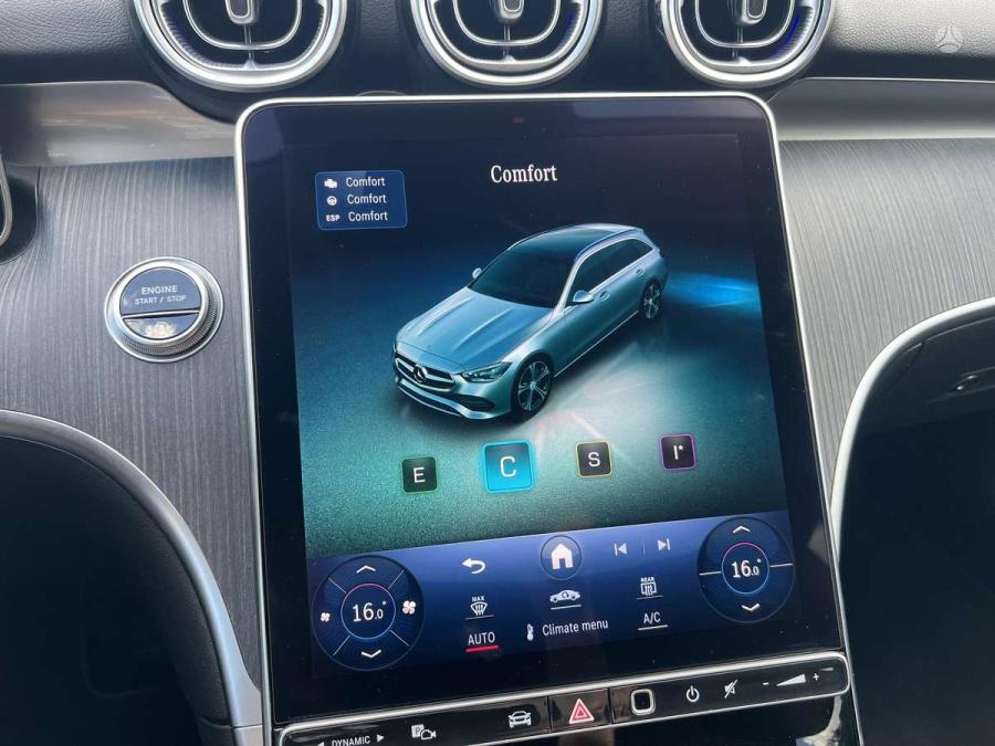 Pelēks Mercedes-Benz c-220 2023 Kauņa, ar dzinēja tilpumu 1.99 L un nobraukumu 117 tūkst. km par 17400 €, foto 30 vietnē AUTOMOTO.COM.LV