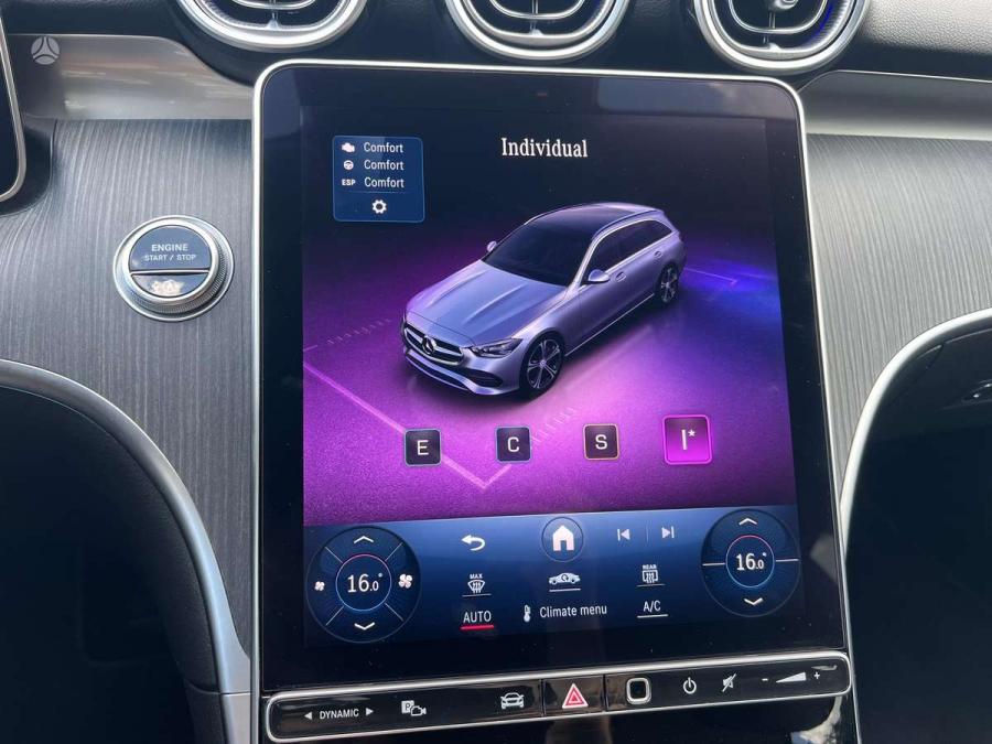 Pelēks Mercedes-Benz c-220 2023 Kauņa, ar dzinēja tilpumu 1.99 L un nobraukumu 117 tūkst. km par 17400 €, foto 32 vietnē AUTOMOTO.COM.LV