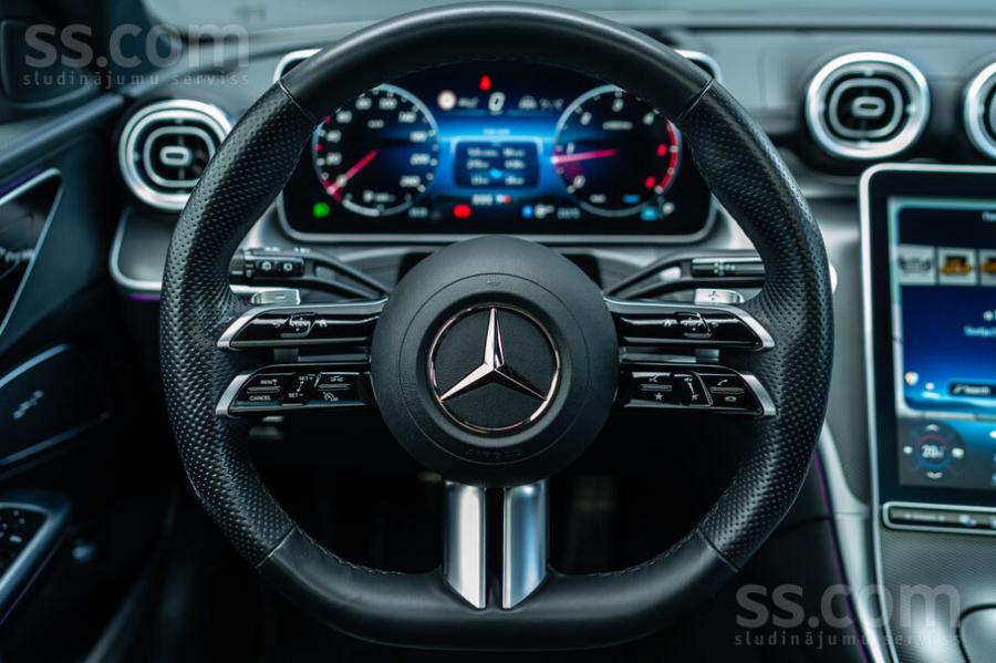 Grey Mercedes-Benz c-220 2023 in Riga, with an engine capacity of 2.00 L and mileage of 205 thousand km for 27500 €, photo 11 on AUTOMOTO.COM.LV