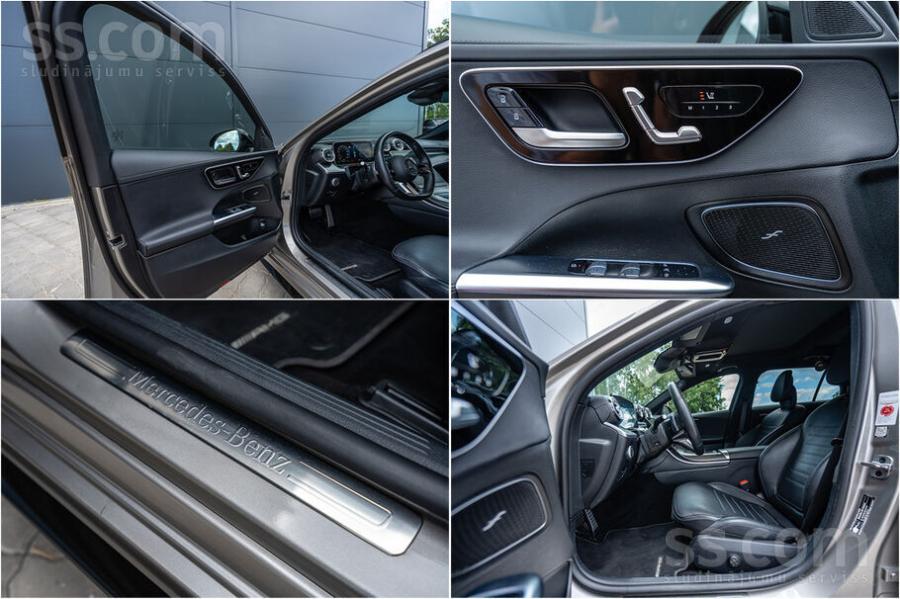 Grey Mercedes-Benz c-220 2023 in Riga, with an engine capacity of 2.00 L and mileage of 205 thousand km for 27500 €, photo 17 on AUTOMOTO.COM.LV