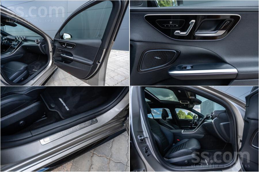 Grey Mercedes-Benz c-220 2023 in Riga, with an engine capacity of 2.00 L and mileage of 205 thousand km for 27500 €, photo 21 on AUTOMOTO.COM.LV