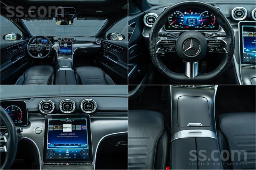 Grey Mercedes-Benz c-220 2023 in Riga, with an engine capacity of 2.00 L and mileage of 205 thousand km for 27500 €, photo 22 on AUTOMOTO.COM.LV