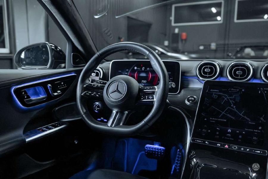 Pelēks Mercedes-Benz c-220 2024 Viļņa, ar dzinēja tilpumu 1.99 L un nobraukumu 24 tūkst. km par 41499 €, foto 19 vietnē AUTOMOTO.COM.LV