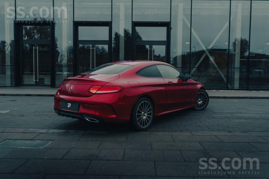 Red Mercedes-Benz c-220 2017 in Riga, with an engine capacity of 2.20 L and mileage of 84 thousand km for 24500 €, photo 5 on AUTOMOTO.COM.LV