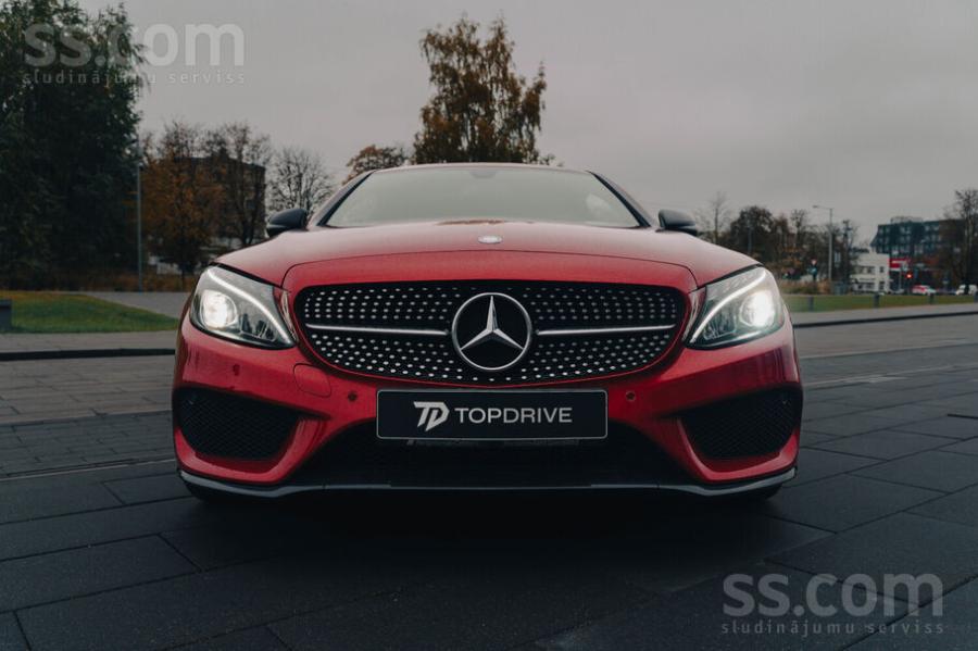 Red Mercedes-Benz c-220 2017 in Riga, with an engine capacity of 2.20 L and mileage of 84 thousand km for 24500 €, photo 6 on AUTOMOTO.COM.LV