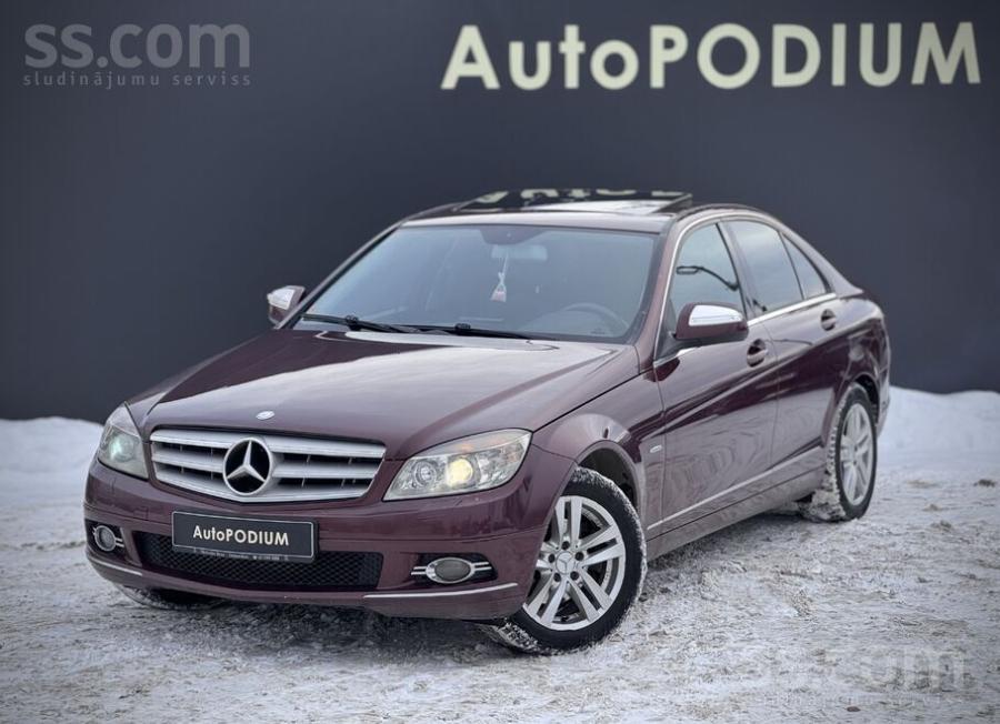 Red Mercedes-Benz c-220 2007 in Riga, with an engine capacity of 2.20 L and mileage of 391 thousand km for 5350 €, photo 1 on AUTOMOTO.COM.LV
