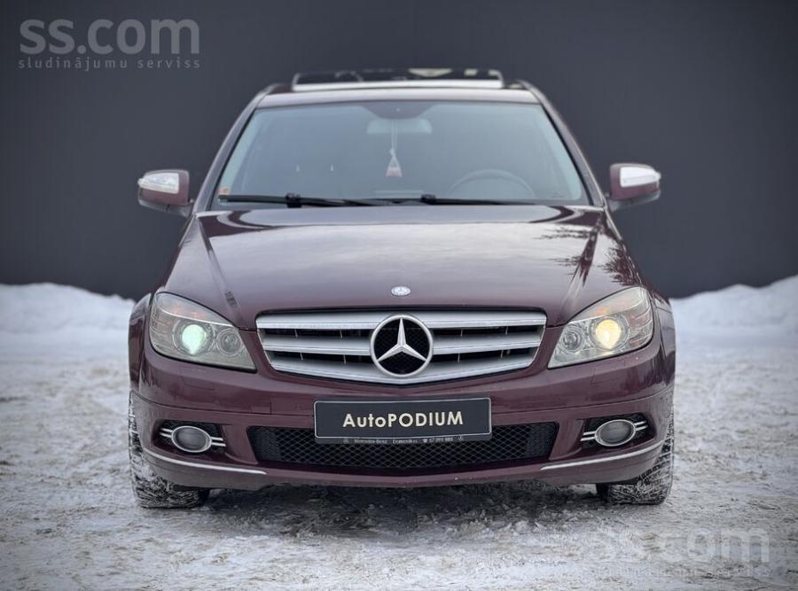 Red Mercedes-Benz c-220 2007 in Riga, with an engine capacity of 2.20 L and mileage of 391 thousand km for 4990 €, photo 8 on AUTOMOTO.COM.LV