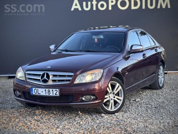 Красный Мерседес Ц 220 2007 в Рига, объемом двигателя 2.20 л и пробегом 391 тыс. км за 3350 €, фото 1 на AUTOMOTO.COM.LV