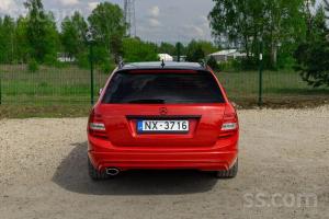 Red Mercedes-Benz c-220 2013 in Riga, with an engine capacity of 2.20 L and mileage of 0 thousand km for 13400 €, photo 5 on AUTOMOTO.COM.LV