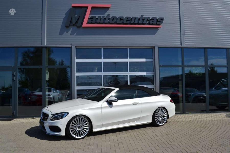 White Mercedes-Benz c-220 2017 in Vilnius, with an engine capacity of 2.14 L and mileage of 125 thousand km for 25000 €, photo 1 on AUTOMOTO.COM.LV