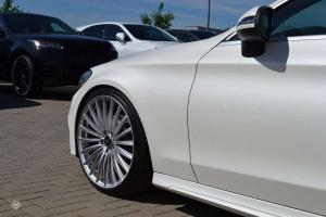 White Mercedes-Benz c-220 2017 in Vilnius, with an engine capacity of 2.14 L and mileage of 125 thousand km for 25000 €, photo 7 on AUTOMOTO.COM.LV