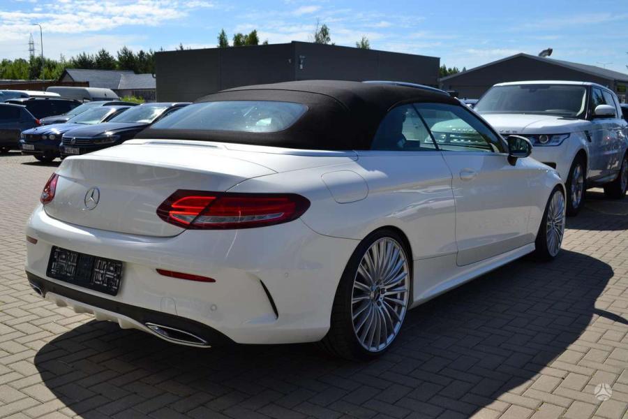 White Mercedes-Benz c-220 2017 in Vilnius, with an engine capacity of 2.14 L and mileage of 125 thousand km for 25000 €, photo 15 on AUTOMOTO.COM.LV