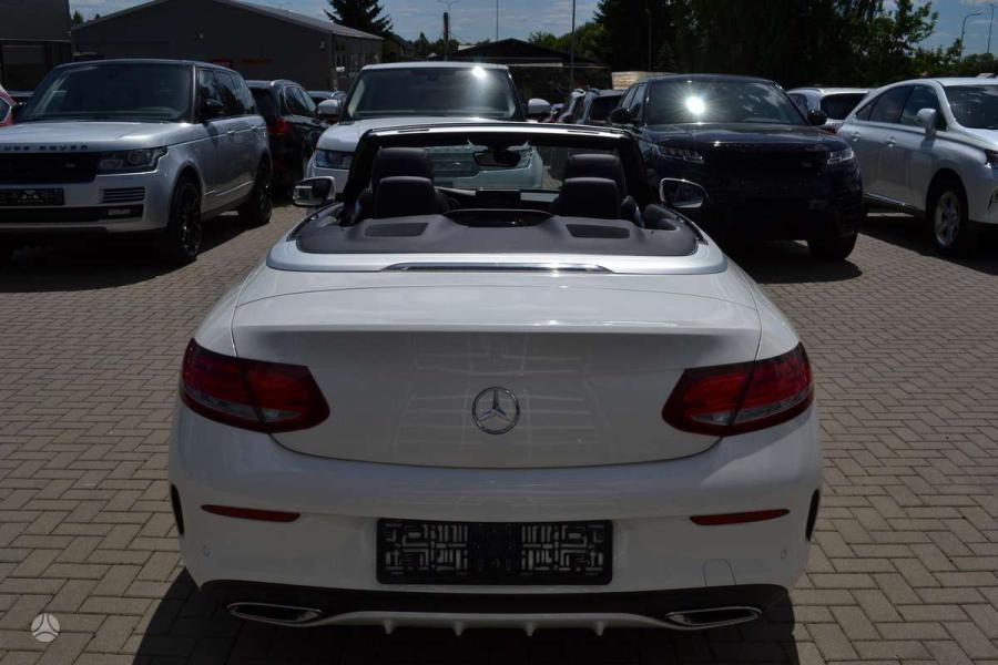 White Mercedes-Benz c-220 2017 in Vilnius, with an engine capacity of 2.14 L and mileage of 125 thousand km for 25000 €, photo 37 on AUTOMOTO.COM.LV