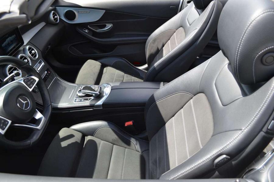 White Mercedes-Benz c-220 2017 in Vilnius, with an engine capacity of 2.14 L and mileage of 125 thousand km for 25000 €, photo 44 on AUTOMOTO.COM.LV