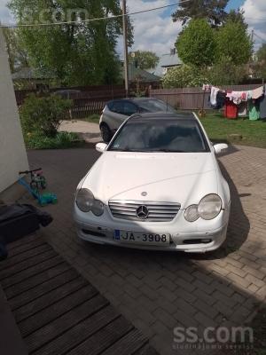 Balts Mercedes-Benz c-220 2001 Rīga, ar dzinēja tilpumu 2.20 L un nobraukumu 313 tūkst. km par 500 €, foto  vietnē AUTOMOTO.COM.LV