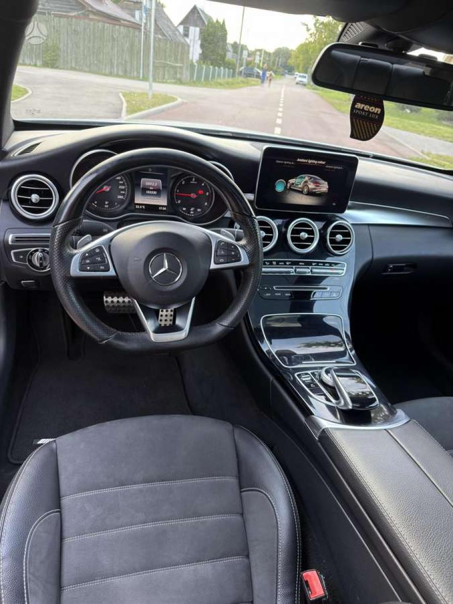 White Mercedes-Benz c-220 2016 in Siauliai, with an engine capacity of 2.14 L and mileage of 155 thousand km for 19000 €, photo 13 on AUTOMOTO.COM.LV
