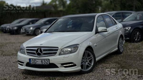 White Mercedes-Benz c-220 2011 in Jelgava, with an engine capacity of 2.20 L and mileage of 295 thousand km for 8790 €, photo 2 on AUTOMOTO.COM.LV