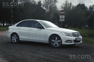 White Mercedes-Benz c-220 2011 in Riga, with an engine capacity of 2.20 L and mileage of 0 thousand km for 8100 €, photo 7 on AUTOMOTO.COM.LV