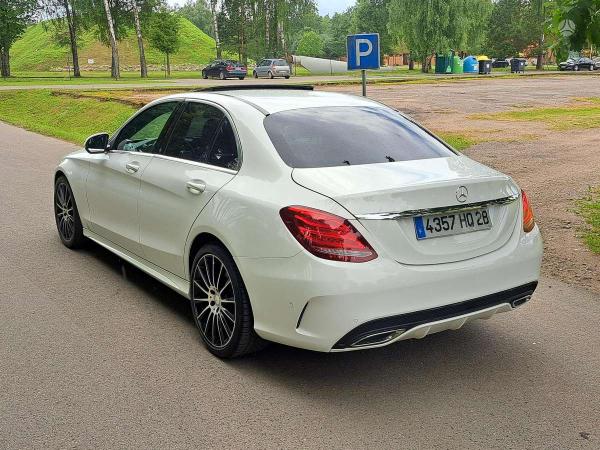 White Mercedes-Benz c-220 2014 in Taurage, with an engine capacity of 2.20 L and mileage of 217 thousand km for 14400 €, photo 7 on AUTOMOTO.COM.LV