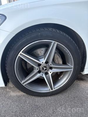 White Mercedes-Benz c-220 2015 in Riga, with an engine capacity of 2.20 L and mileage of 180 thousand km for 13200 €, photo 6 on AUTOMOTO.COM.LV