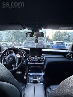 White Mercedes-Benz c-220 2015 in Riga, with an engine capacity of 2.20 L and mileage of 180 thousand km for 13200 €, photo 7 on AUTOMOTO.COM.LV