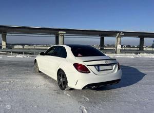 White Mercedes-Benz c-220 2016 in Vilnius, with an engine capacity of 2.14 L and mileage of 183 thousand km for 16900 €, photo 5 on AUTOMOTO.COM.LV