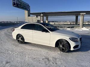 White Mercedes-Benz c-220 2016 in Vilnius, with an engine capacity of 2.14 L and mileage of 183 thousand km for 16900 €, photo 9 on AUTOMOTO.COM.LV