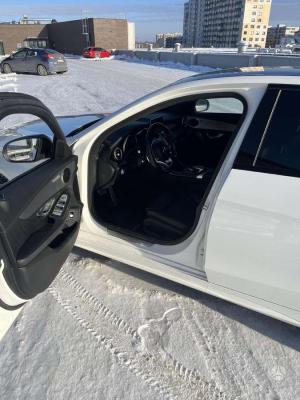 White Mercedes-Benz c-220 2016 in Vilnius, with an engine capacity of 2.14 L and mileage of 183 thousand km for 16900 €, photo 12 on AUTOMOTO.COM.LV